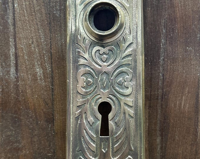 Victorian Ornate Doorknob Back Plate Metal - Etsy