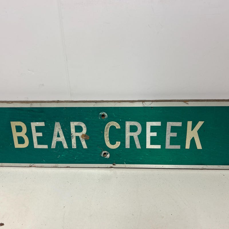 Old Wood Road Sign - Etsy