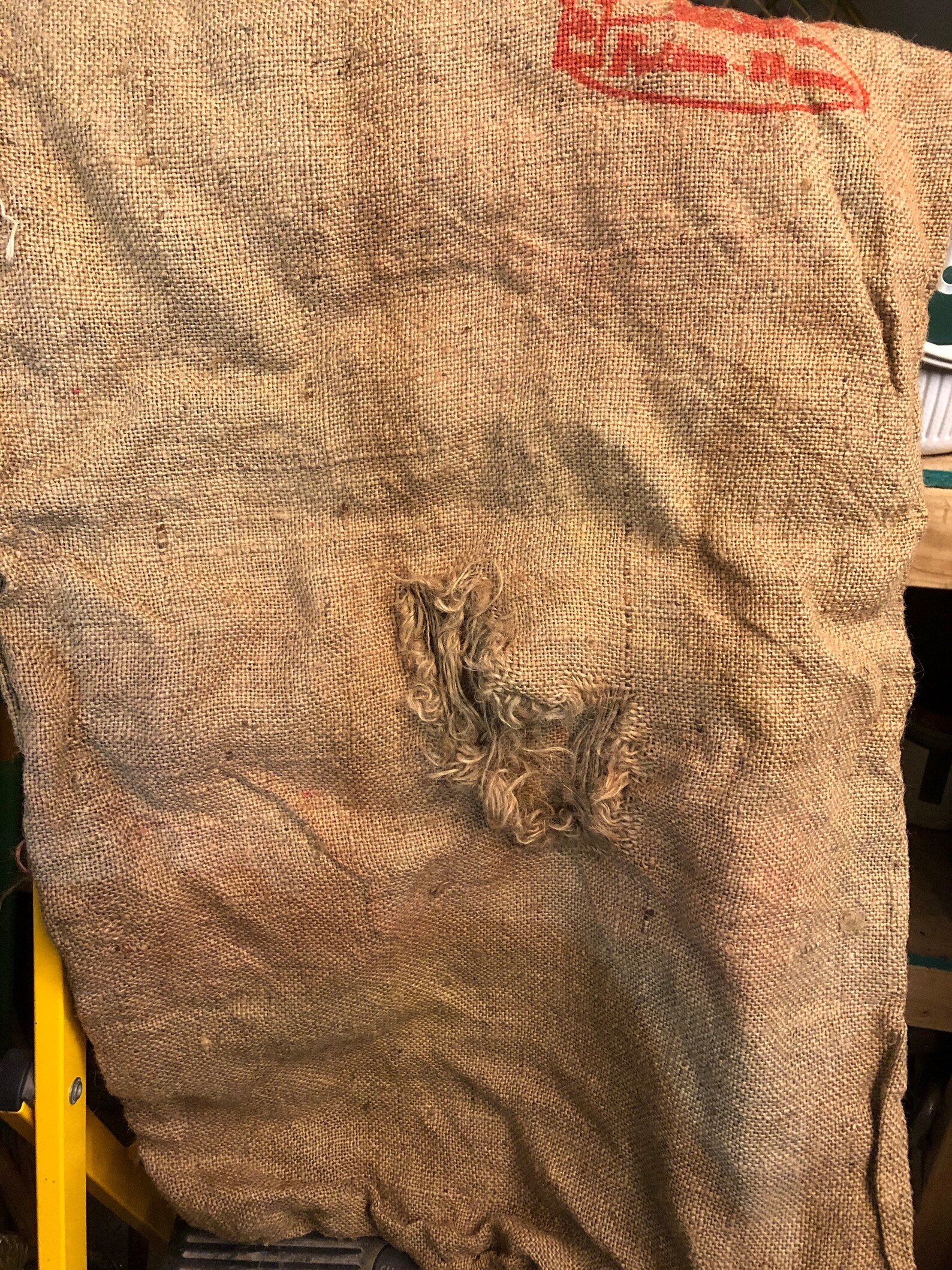 Hub Bean Co Burlap Sack Gunny Sack Olathe Colo - Etsy