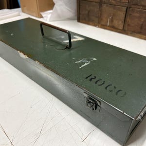 Metal Tool Box, Craft Box, Cleaned, Metal Crate Box. - Etsy