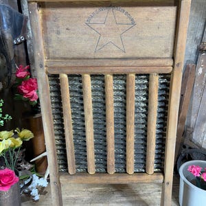 Vintage Washboard Repurpose. Reuse. Farmhouse, Magnet Note Board ...