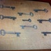 Antique Victorian Skeleton Key Display, Door Knob Lock Keys - Etsy