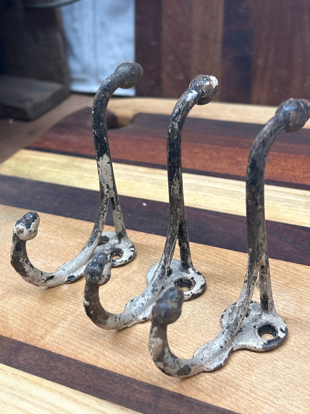 Authentic Victorian Coat Hanger Hooks. Acorn Tips, 1800’s Era - Etsy