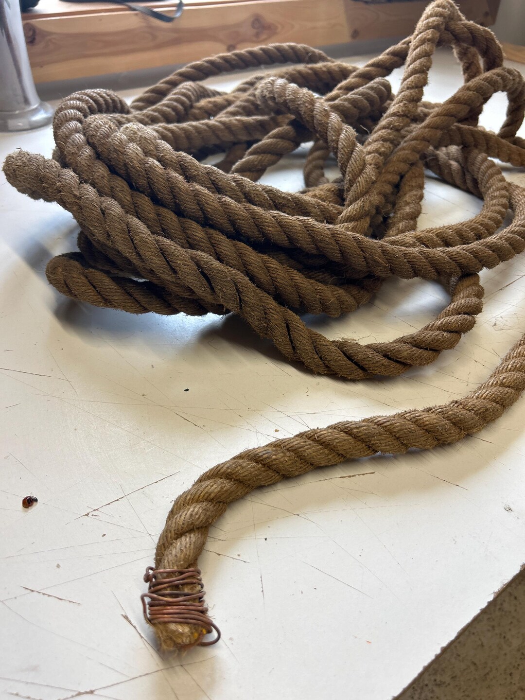 Vintage Barn Pulley Rope. , Barn Rope , Straight off the Farm Aprox ...