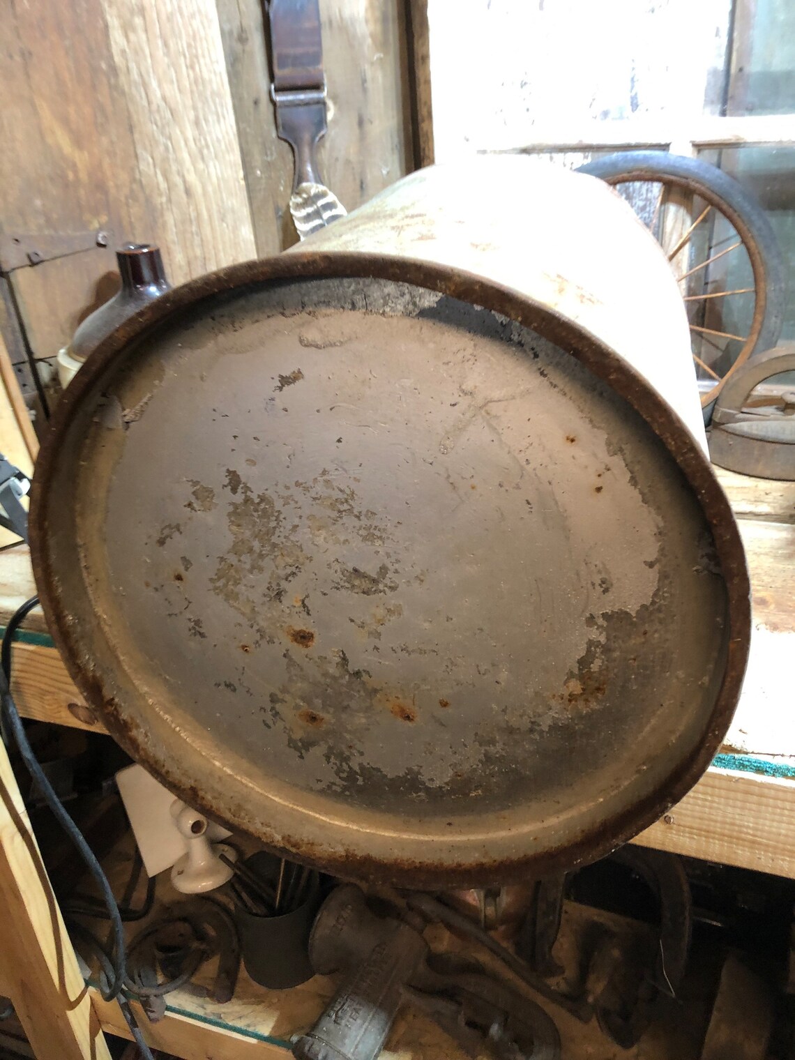 Vintage 10 Gallon Milk Can .cleanedfarm Salvage. Garden - Etsy