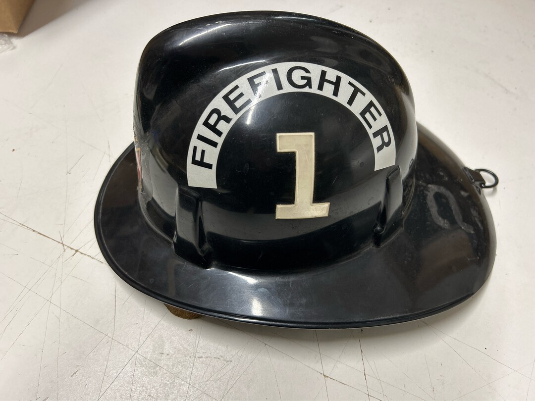 Vintage Oakdale Fireman’s Helmet, Hard Hat, Firefighter, Fire ...