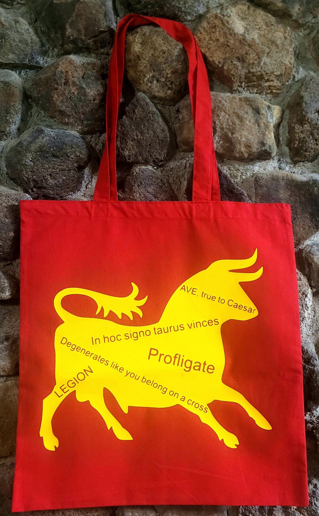 Caesar's Legion With Quotes Fallout New Vegas Inspired One Sided Red ...