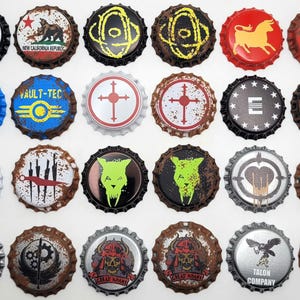 4# Set - 12 Fallout Inspired Weathered or Clean High Quality Printed on ...