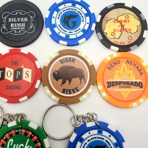 Fallout New Vegas Inspired Unofficial Casino Multi-stripe Poker Chips ...