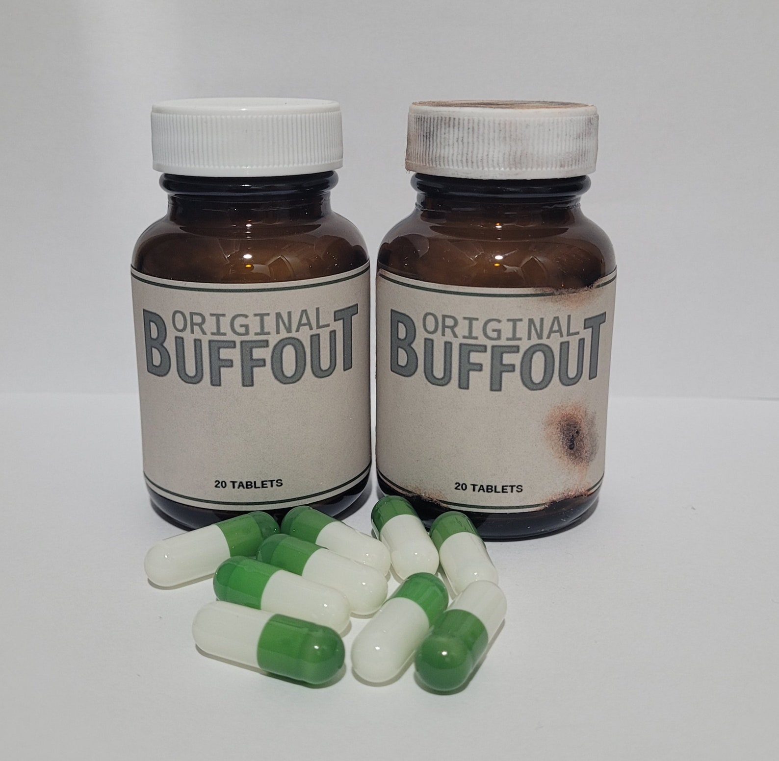 Fallout 4 Inspired Unofficial Weathered or Clean Buffout Glass - Etsy