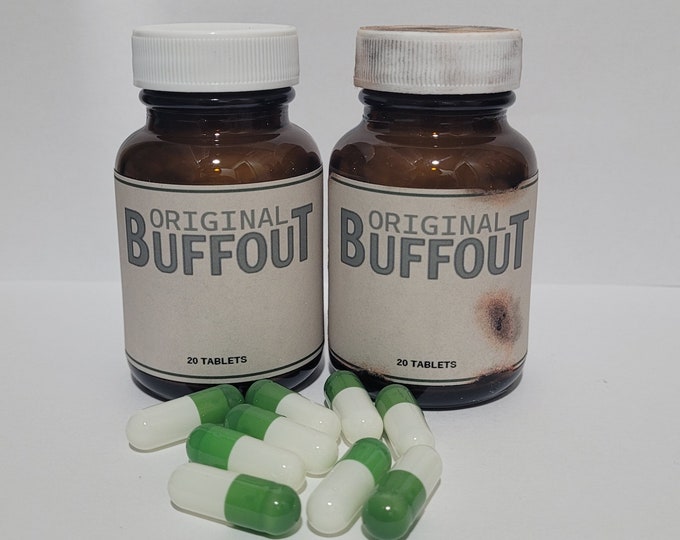 Fallout 4 Inspired Unofficial Weathered or Clean Buffout Glass - Etsy