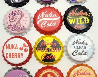 Fallout Nuka Cola Bottle Caps - Etsy
