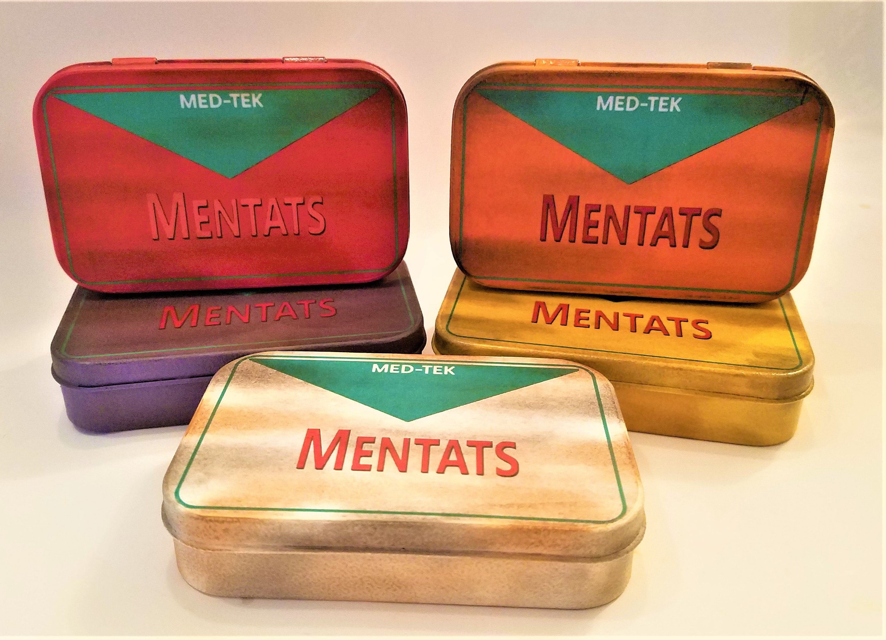 Fallout Inspired Unofficial Weathered Mentats Hinged Tin | Etsy