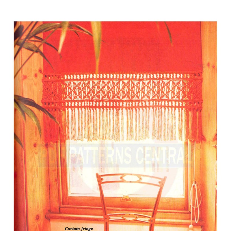 Macrame Valance - Etsy UK
