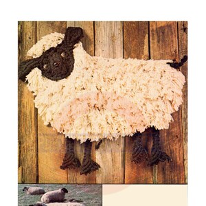 Vintage 70s Macrame Lamb Wall Hanging Pattern Instant Download PDF 3 ...