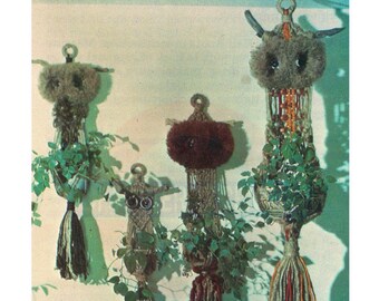 Macrame owl pattern | Etsy