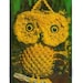 Vintage 70s the Banker Macrame Owl Wall Hanging Pattern Instant ...