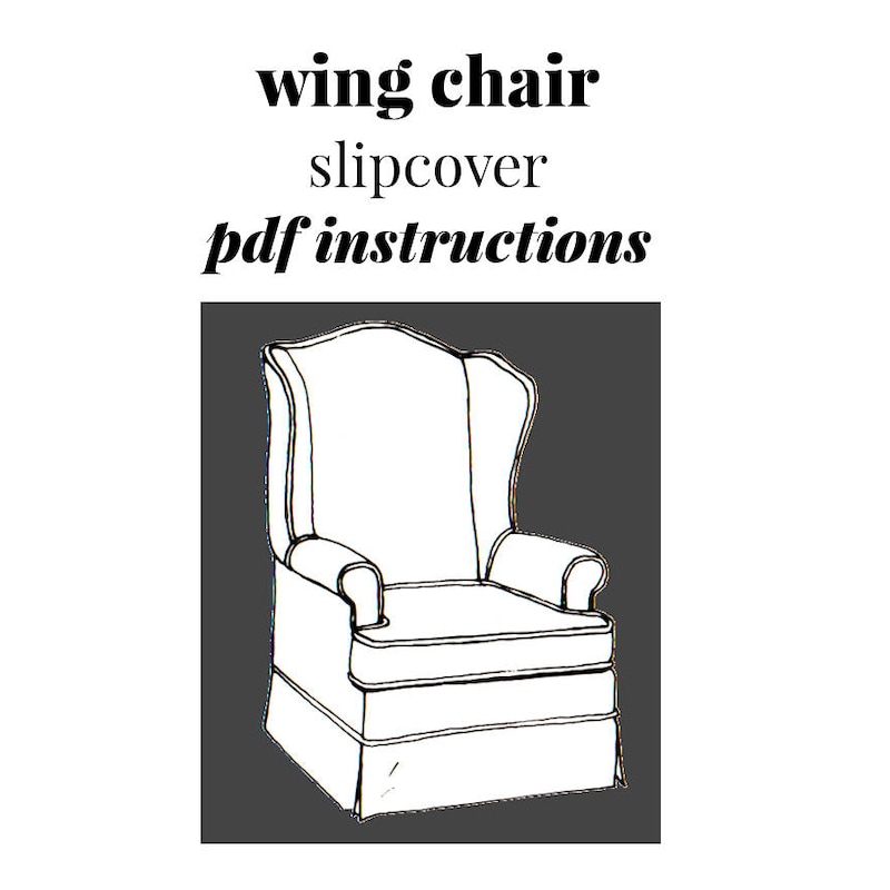 Wing Chair Cushion Covers - Etsy