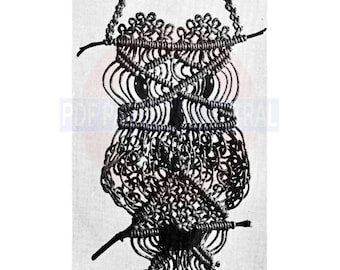 Macrame owl pattern | Etsy