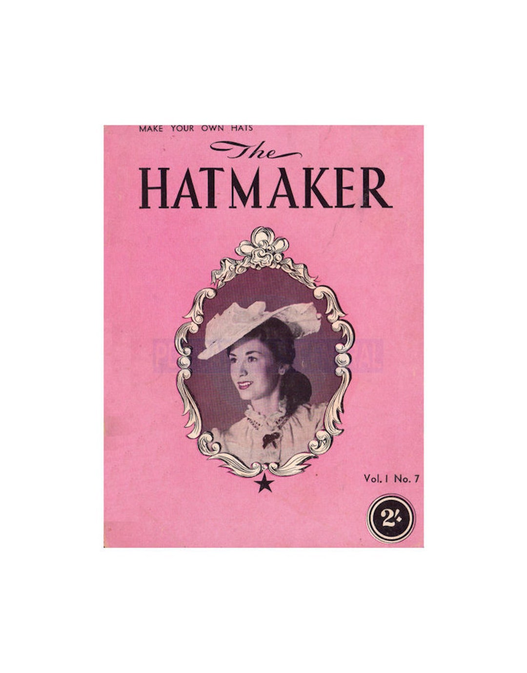 The Hatmaker Vol. 1 No. 7 - 40s Hat Making Magazine Instant Download ...