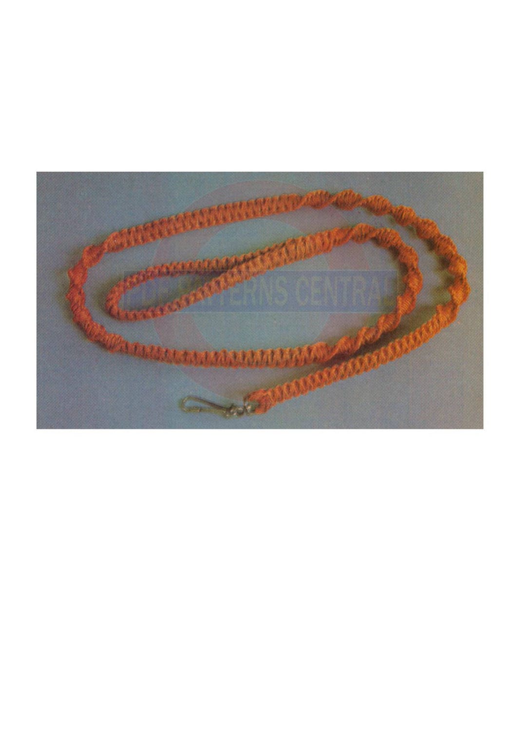 Vintage 70s Macrame Dog Lead, Dog Leash Pattern Instant Download PDF ...