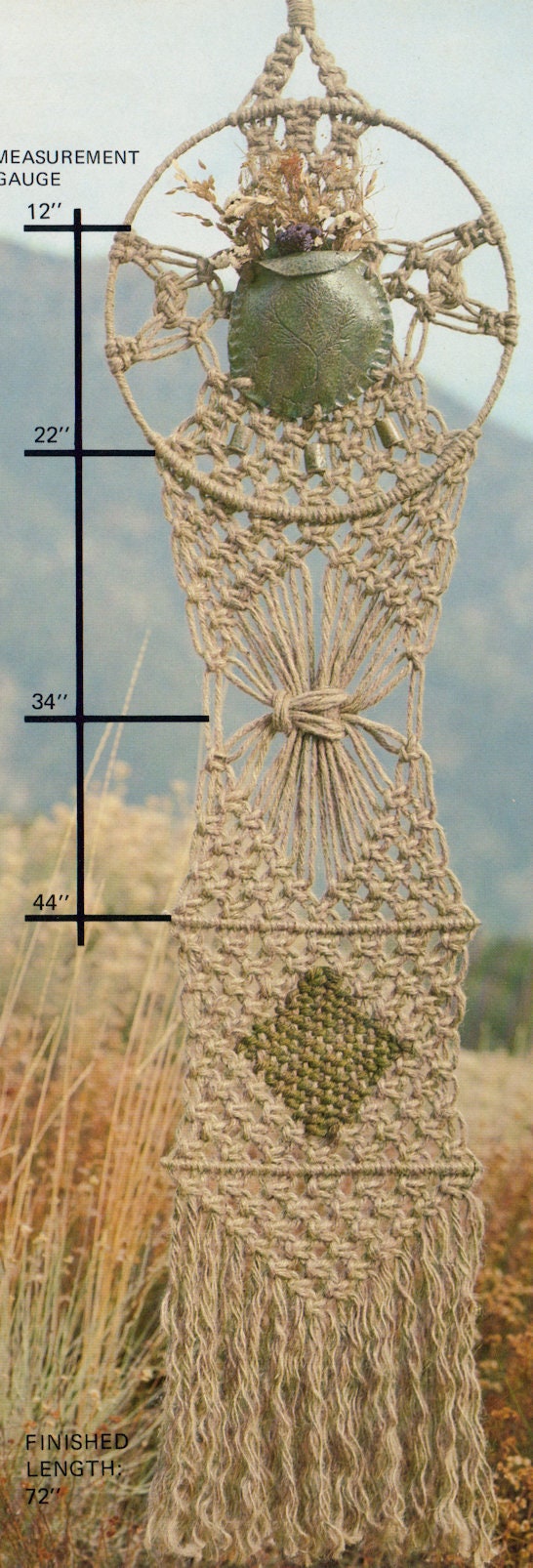 Mixed Media Macramé Vintage Mixed Media Macrame Patterns - Etsy