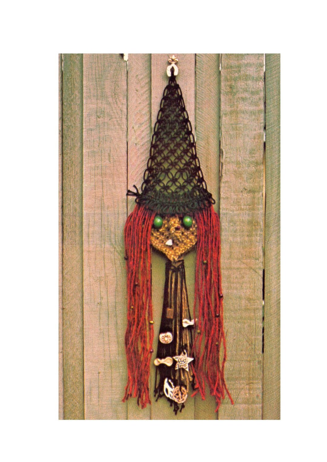 Vintage 70s Macrame Witch Pattern Instant Download PDF 10 Pages - Etsy
