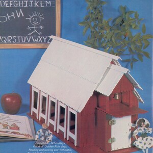 Building With Craft Sticks 1977 - Patterns to Create Craft Stick ...
