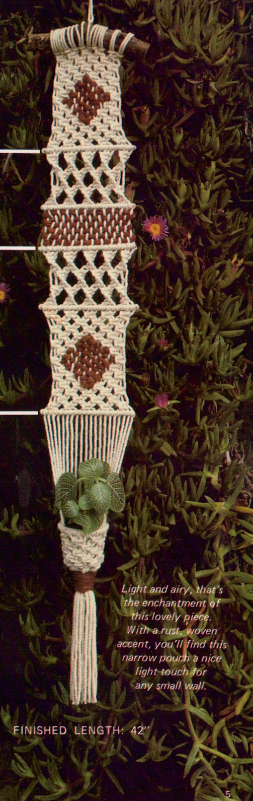 Mixed Media Macramé Vintage Mixed Media Macrame Patterns - Etsy