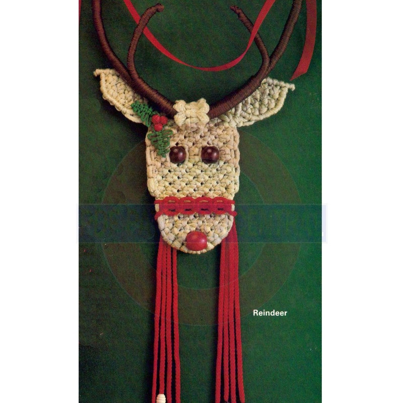 Macrame Reindeer Patterns - Etsy