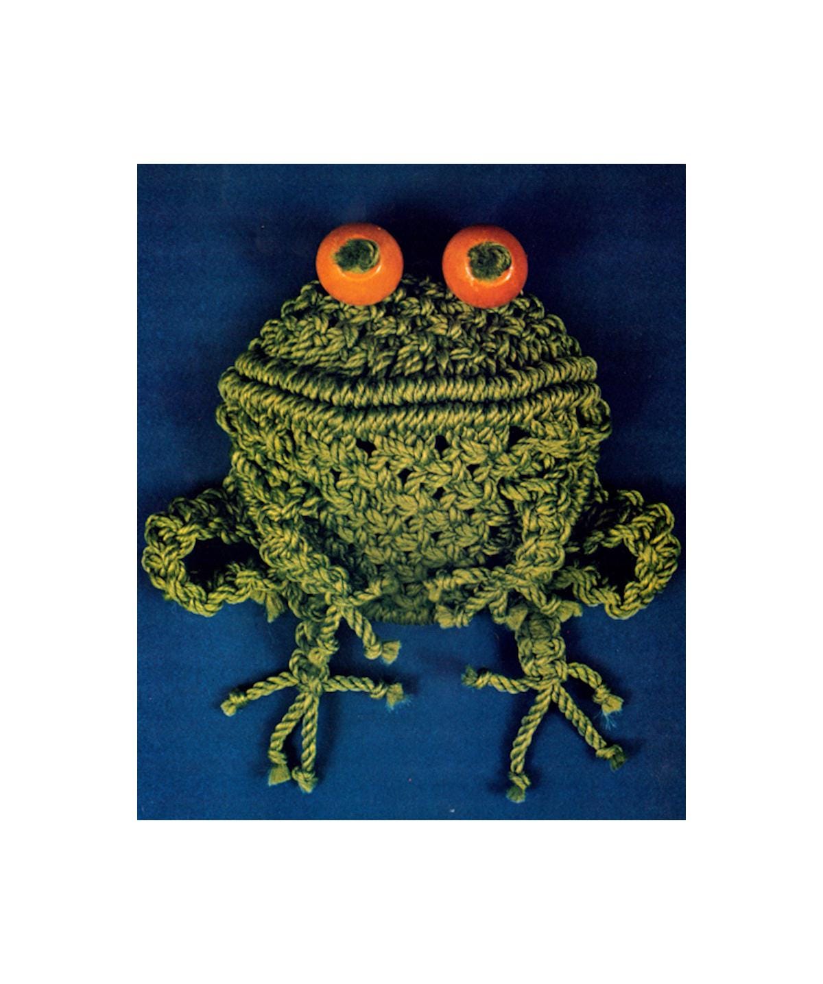 Vintage 70s Macrame Frog Pattern Instant Download PDF 2 Pages - Etsy
