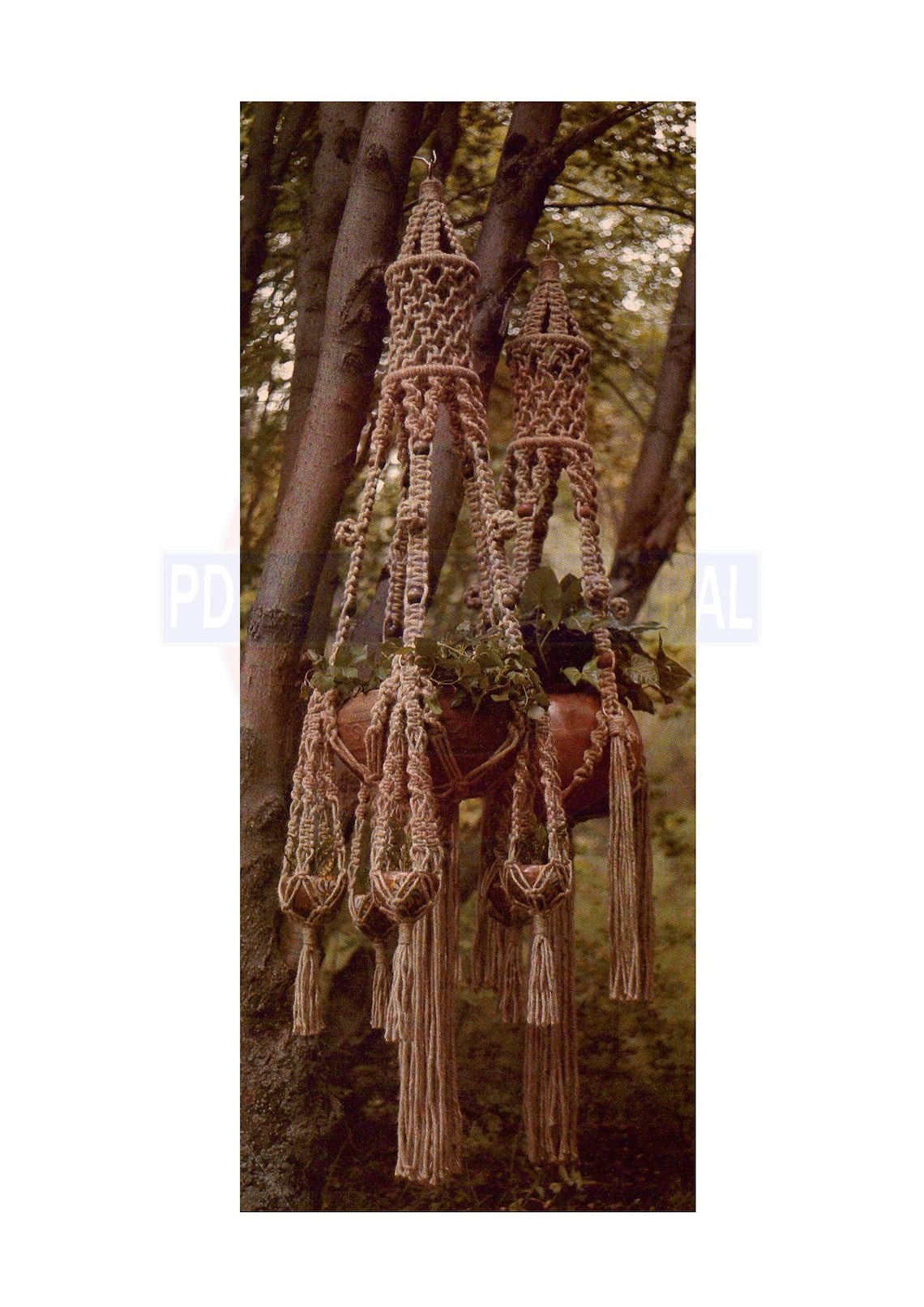 Macramé Elegance 20 Vintage Macrame Patterns Instant - Etsy Canada