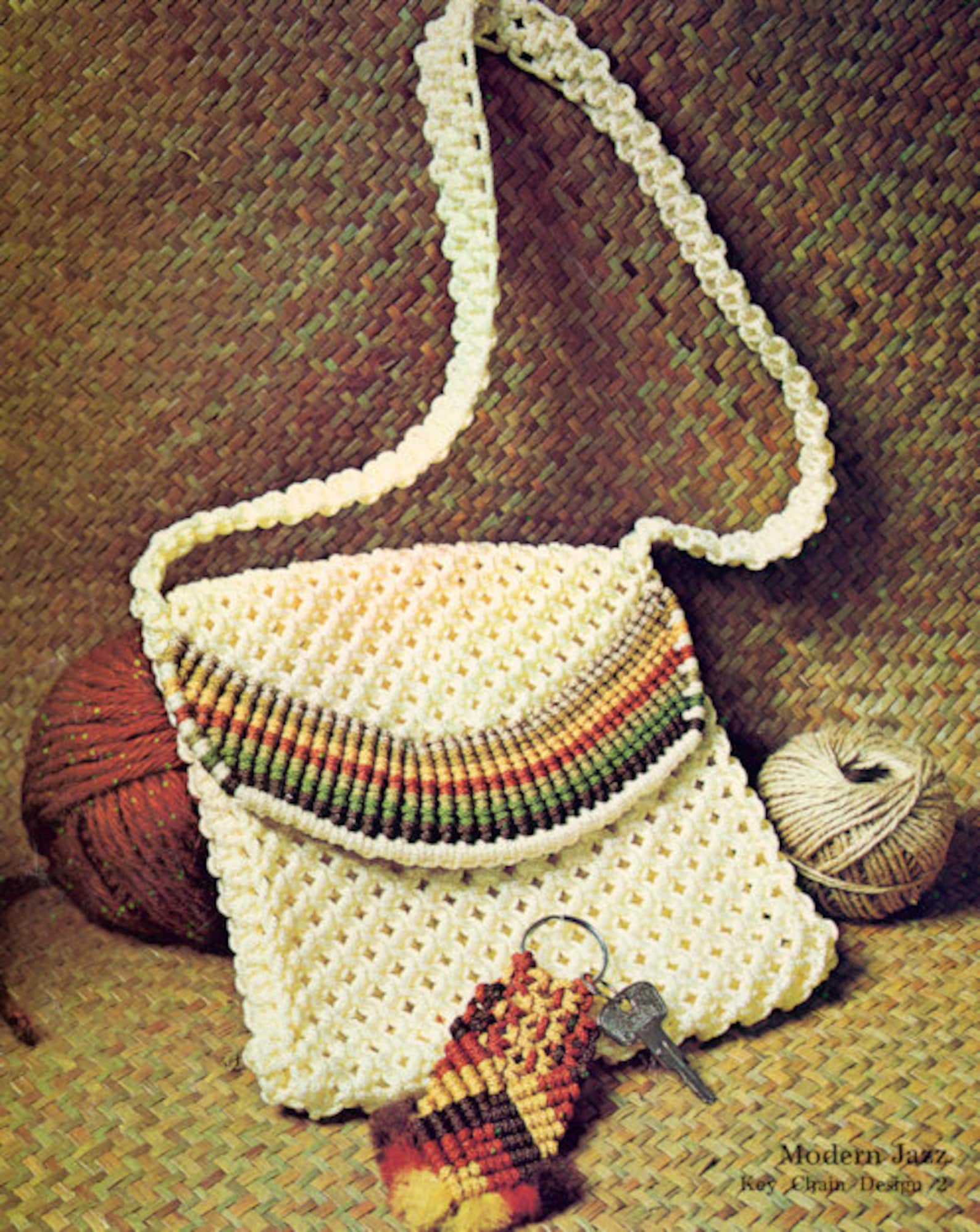 Purse Strings 1976 Macrame Handbag Patterns Instant Download | Etsy