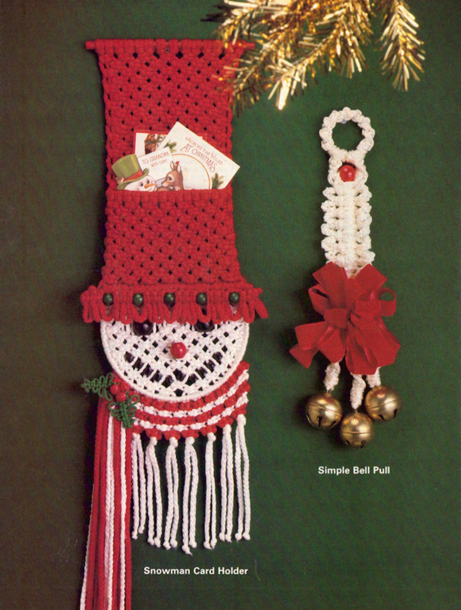 Macramé Holiday III 19 Vintage Macrame Christmas Patterns Instant ...