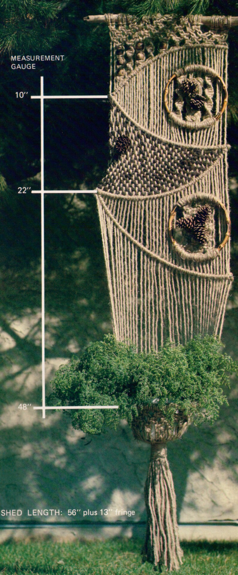 Mixed Media Macramé Vintage Mixed Media Macrame Patterns - Etsy