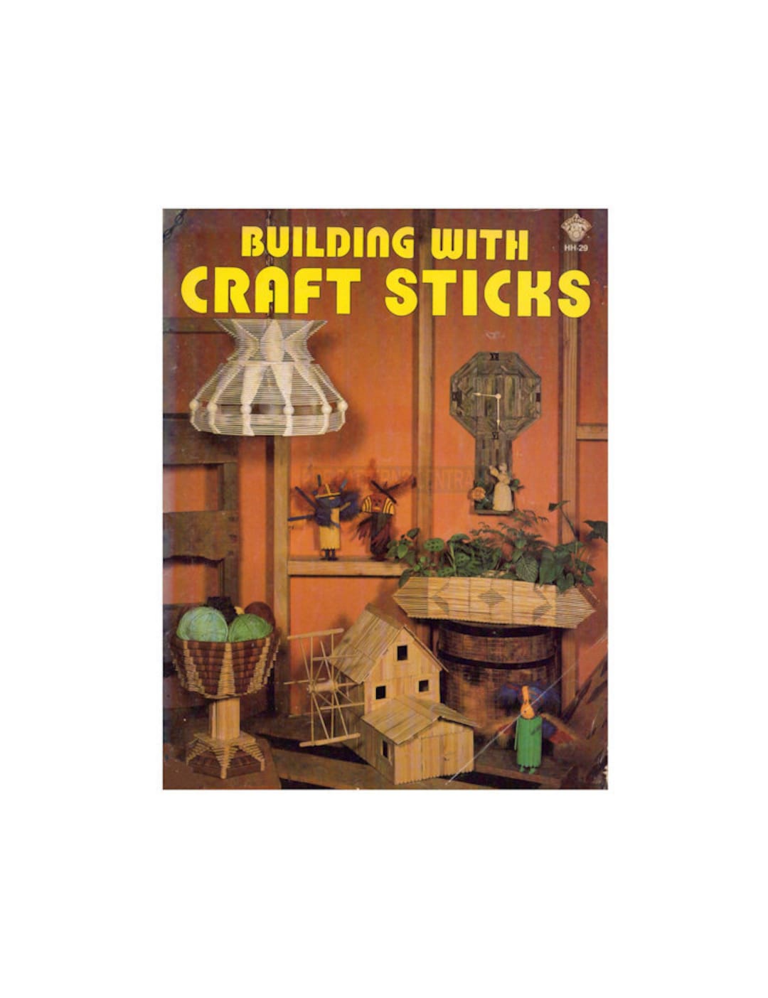Building With Craft Sticks 1977 - Patterns to Create Craft Stick ...