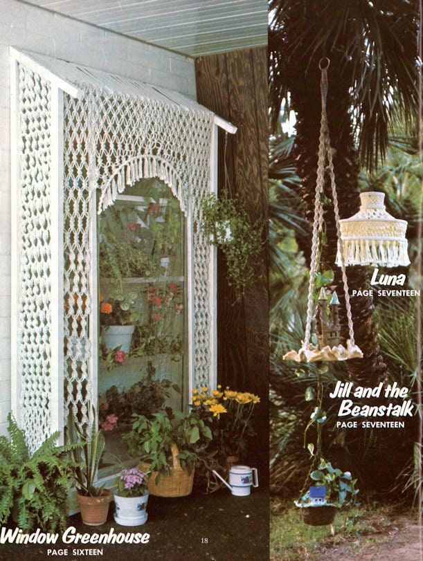 Macramé Unlimited - 22 Vintage 70s Macrame Patterns Instant Download ...