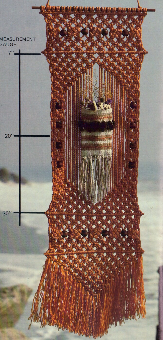 Mixed Media Macramé Vintage Mixed Media Macrame Patterns - Etsy