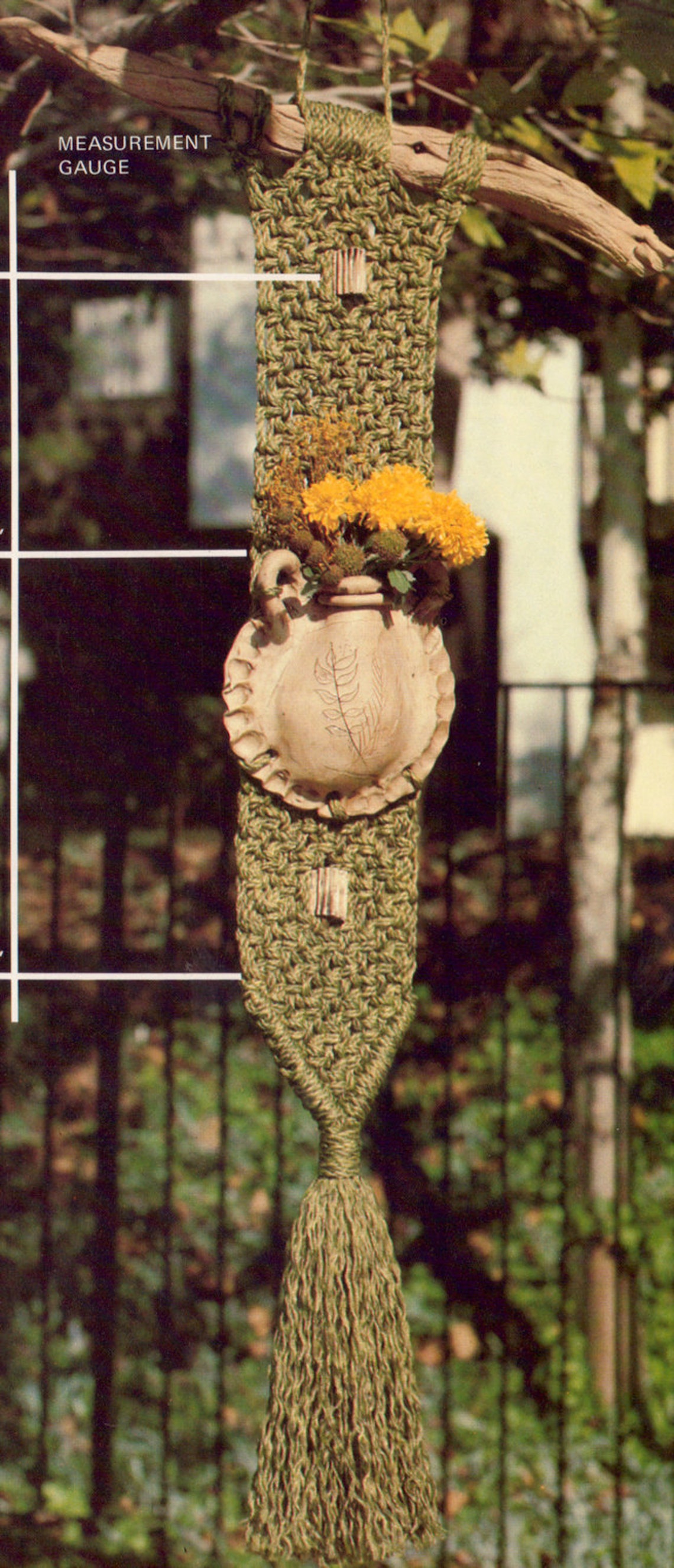 Mixed Media Macramé Vintage Mixed Media Macrame Patterns - Etsy