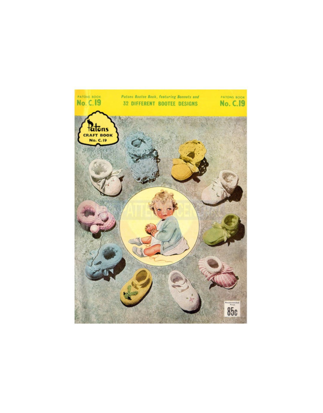 Patons Craft Book No. C.19 - Vintage 50s - Knitting/crochet Patterns ...
