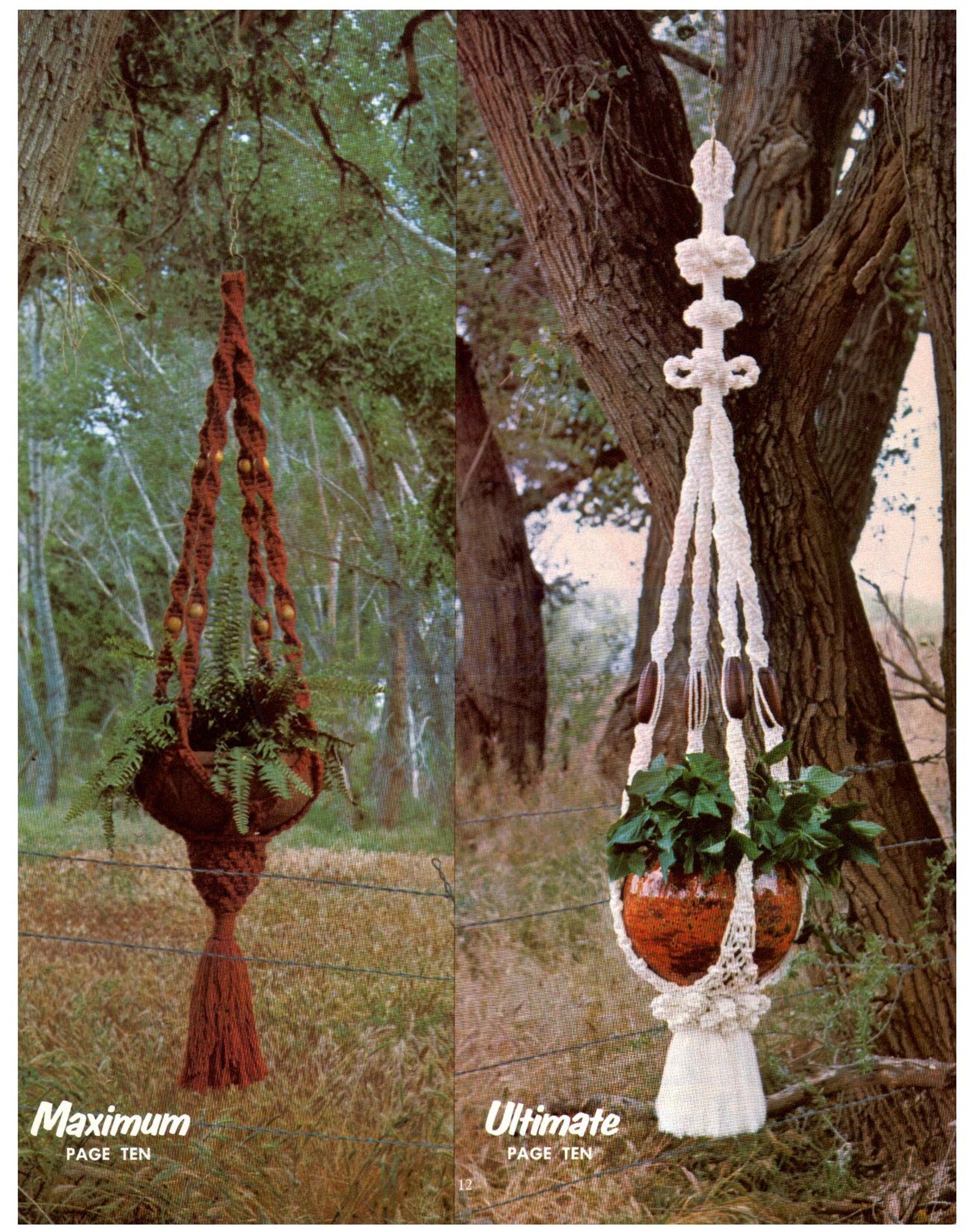 Macramé Unlimited 22 Vintage 70s Macrame Patterns Instant - Etsy