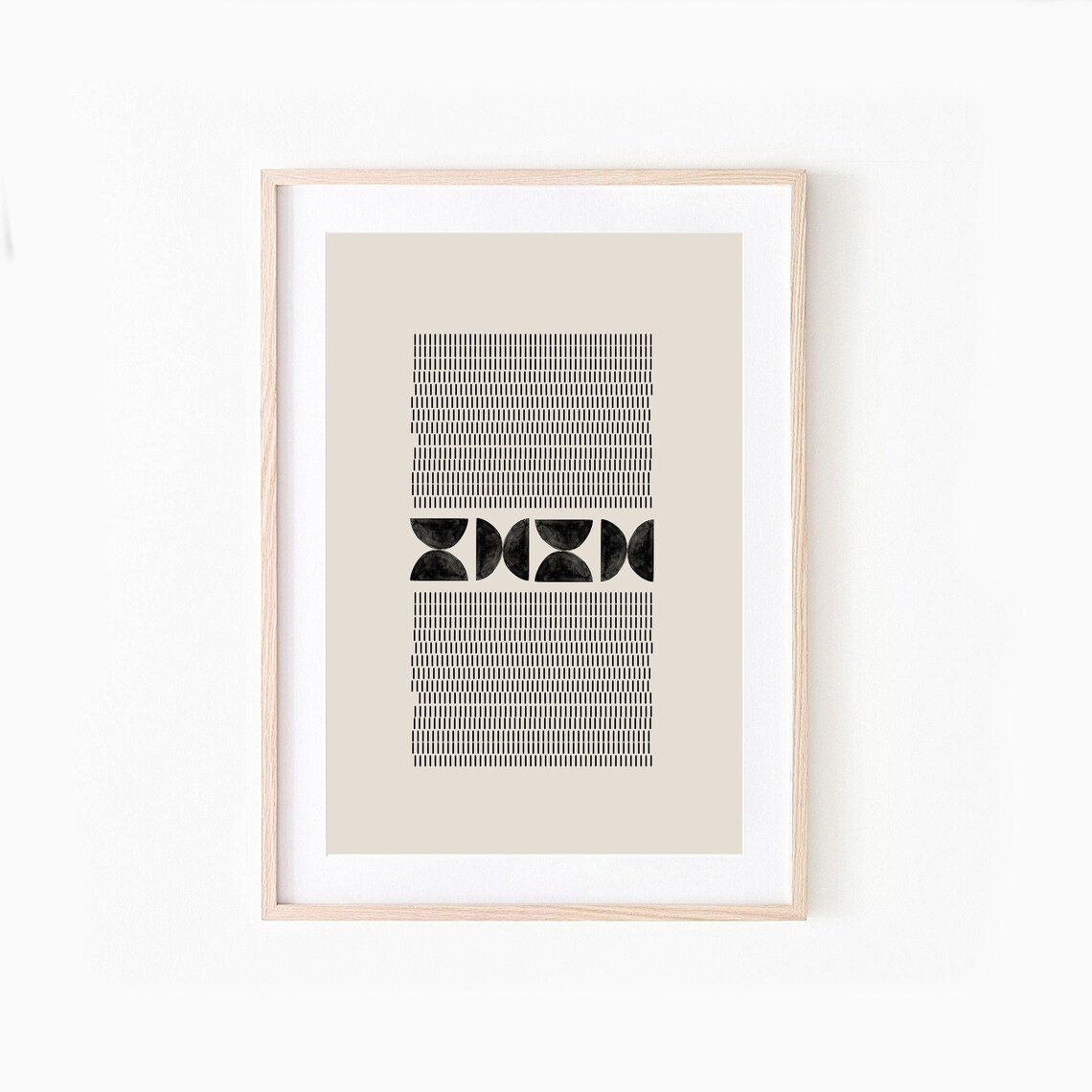 Mid Century Modern Digital Download Neutral Color Print | Etsy