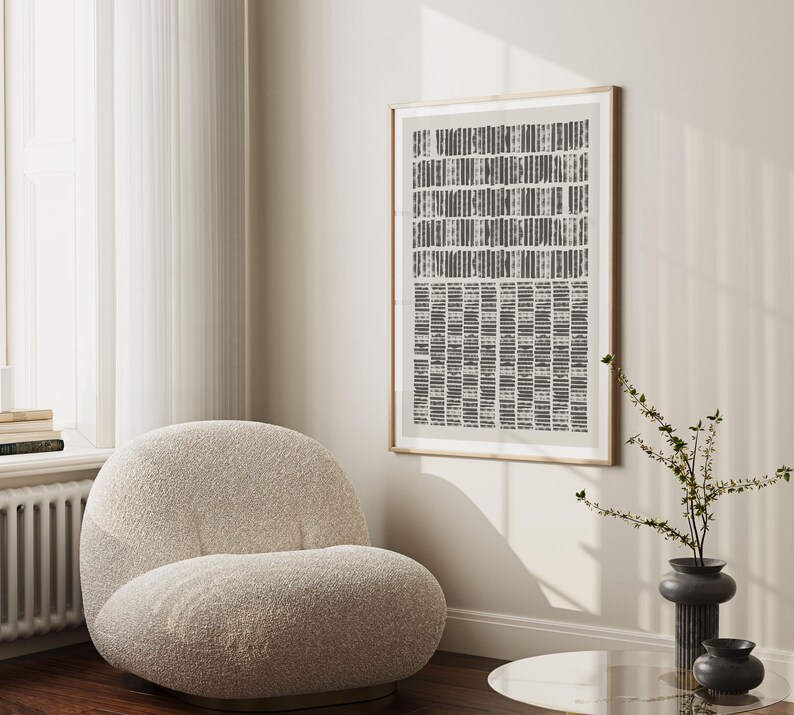 Wabi Sabi Dot Art Poster: Japandi Minimalist Decor (digital Art Print ...