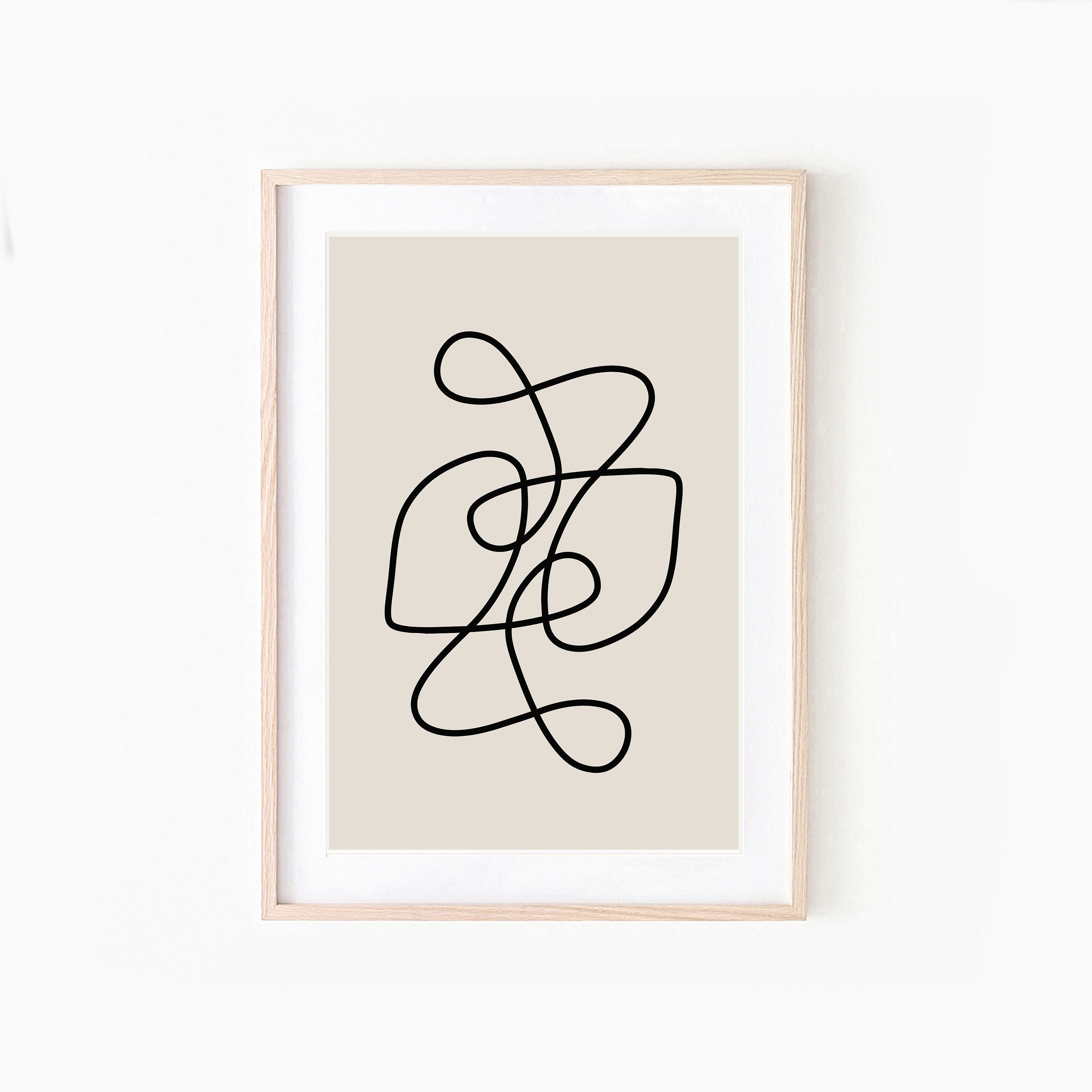 Wall Decor Minimalist Line Art Minimal Line Drawing - Etsy