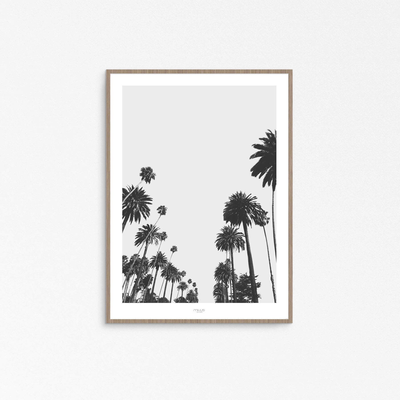 California Wall Art Palm Tree Print Wall Decor Living Room | Etsy