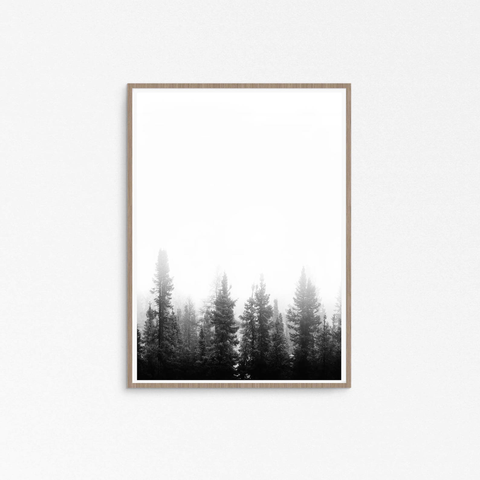 Forest Print Forest Photography Nature Prints Forest Wall - Etsy