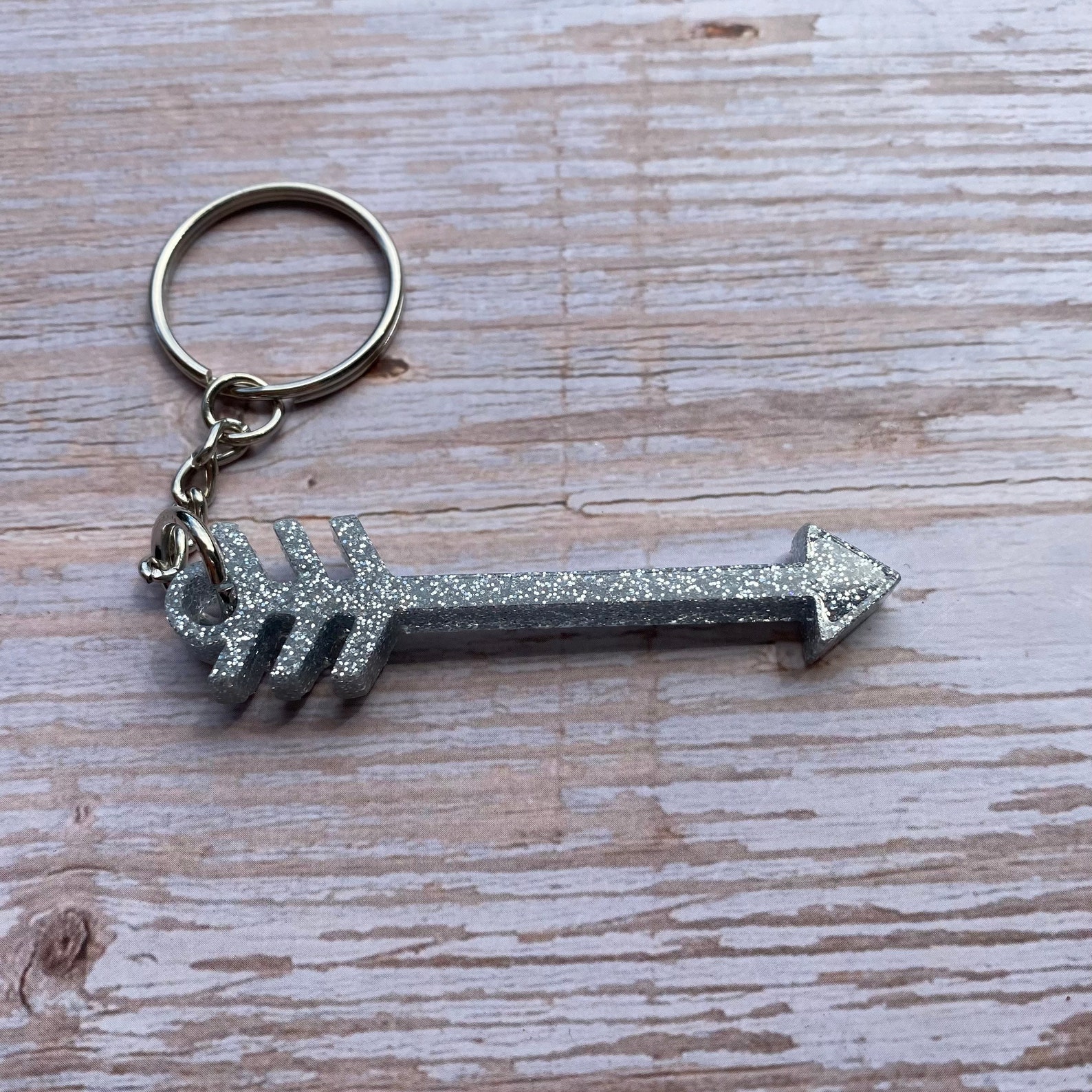 Arrow Resin Keychain | Etsy