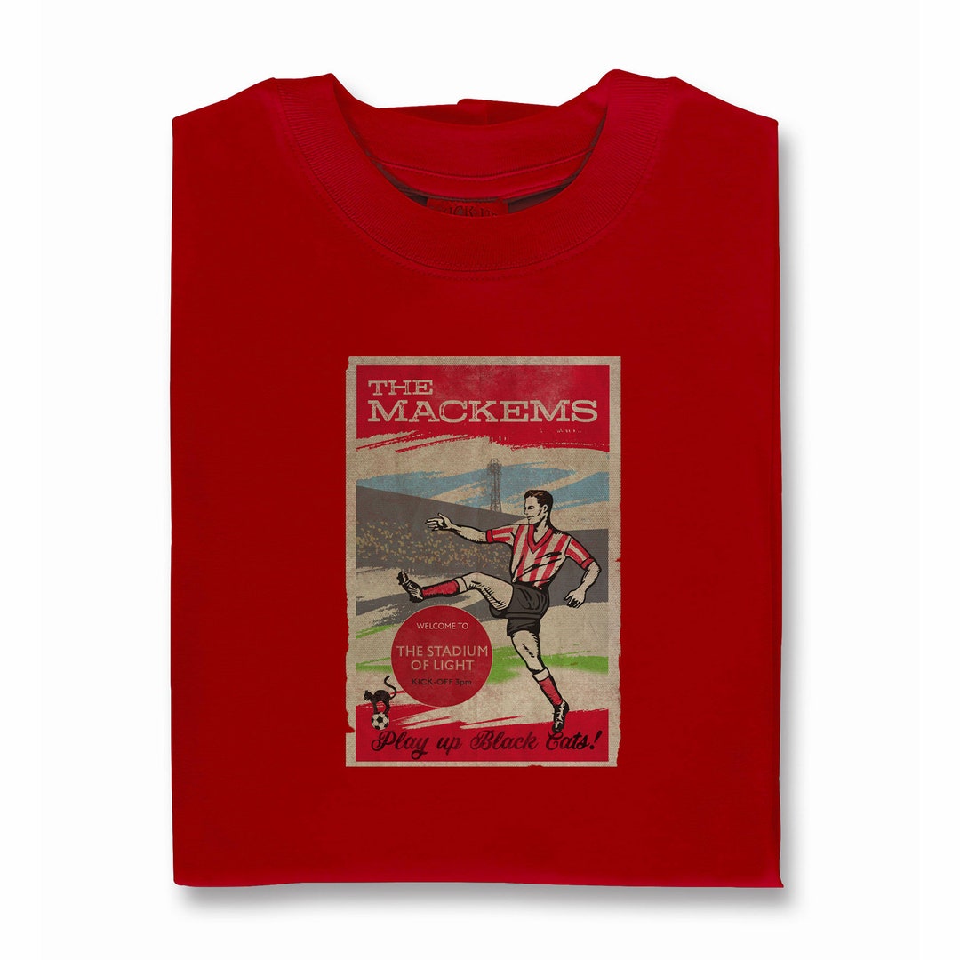 The Mackems Vintage Style Football T-shirt - Etsy