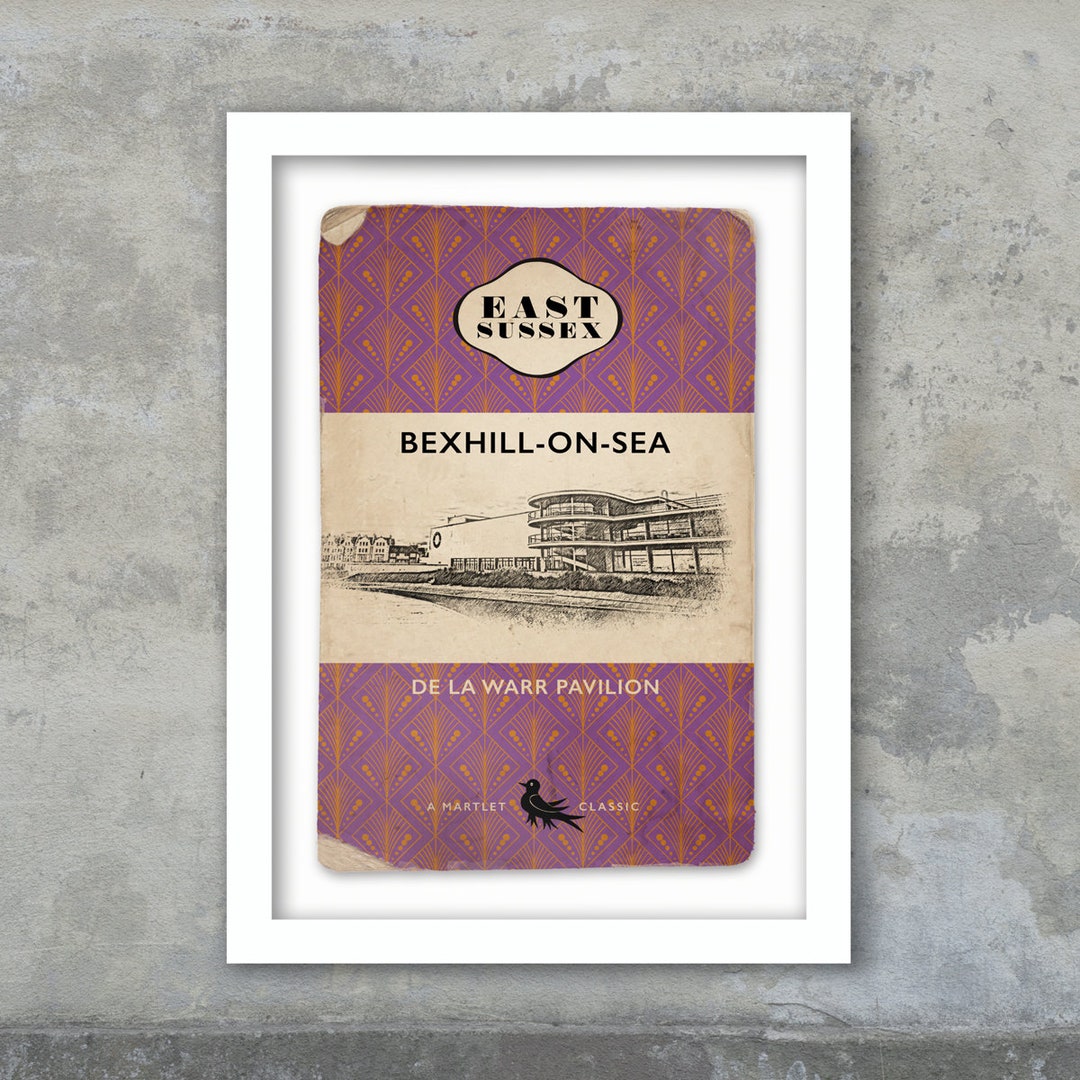 Sussex Bexhill on Sea Vintage Book Cover Poster Print - Etsy UK