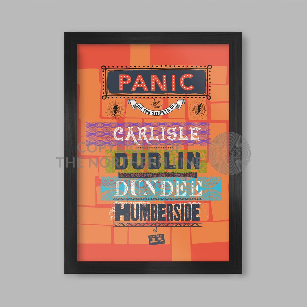 Panic - Music Poster Print - Etsy